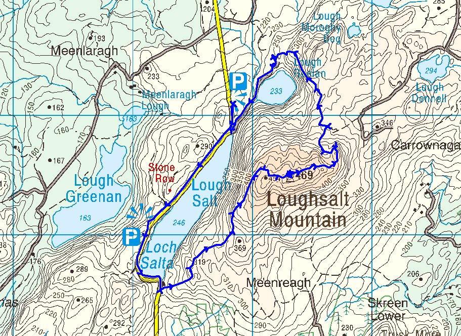 Hills I've Climbed: Lough Salt Mountain (Donegal NW) - 11th November 2012