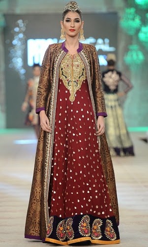 Pakistani New fashion Designers Collections at PFDC Bridal Week 2014-2015