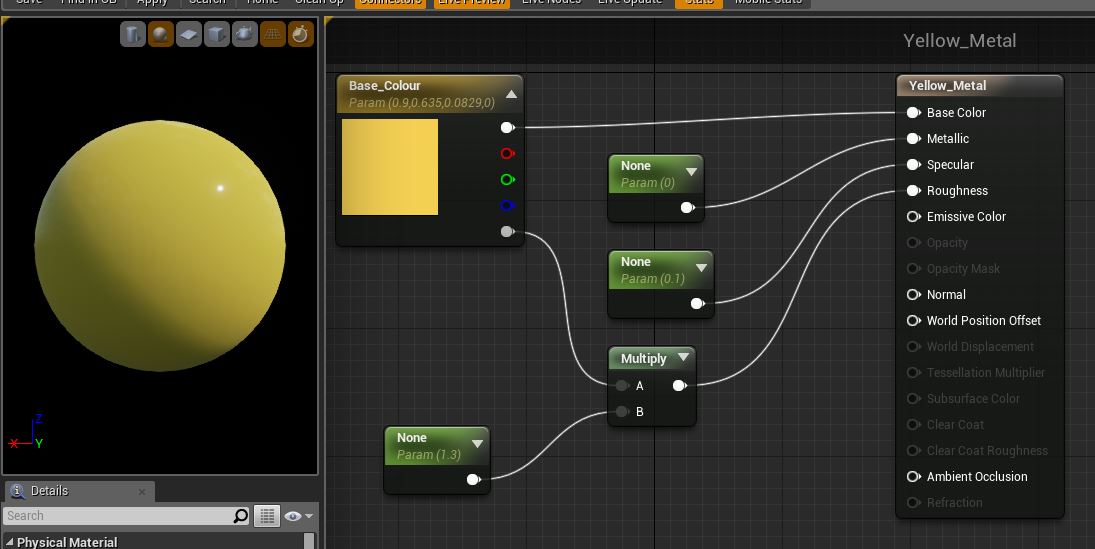UE4 - Material Blueprints ~ Oculus Project