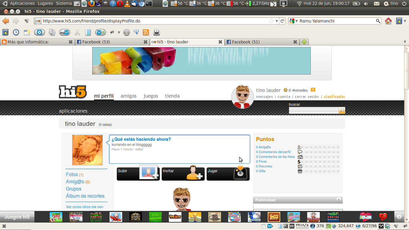 Alta en Hi5 | Más que informática: