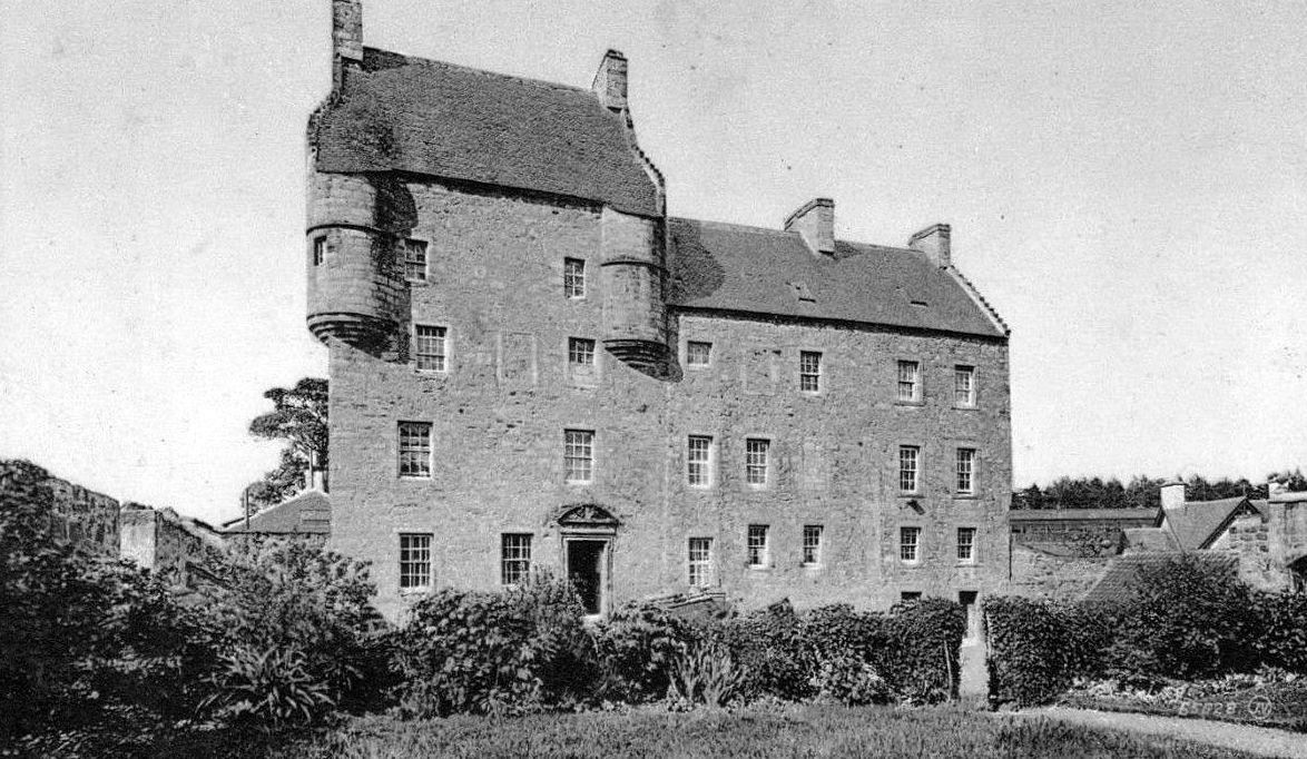 Tour Scotland: Old Photograph Midhope Castle Scotland