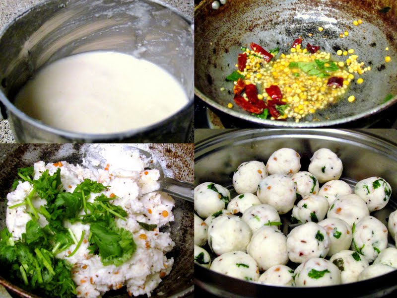 Savitha's Kitchen: Uppu Urundai ( Steamed Rice Dumplings)