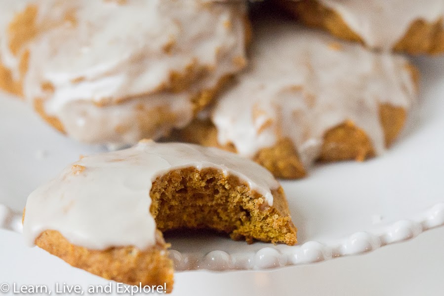 Iced Pumpkin Spice Cookies ~ Learn, Live, and Explore!