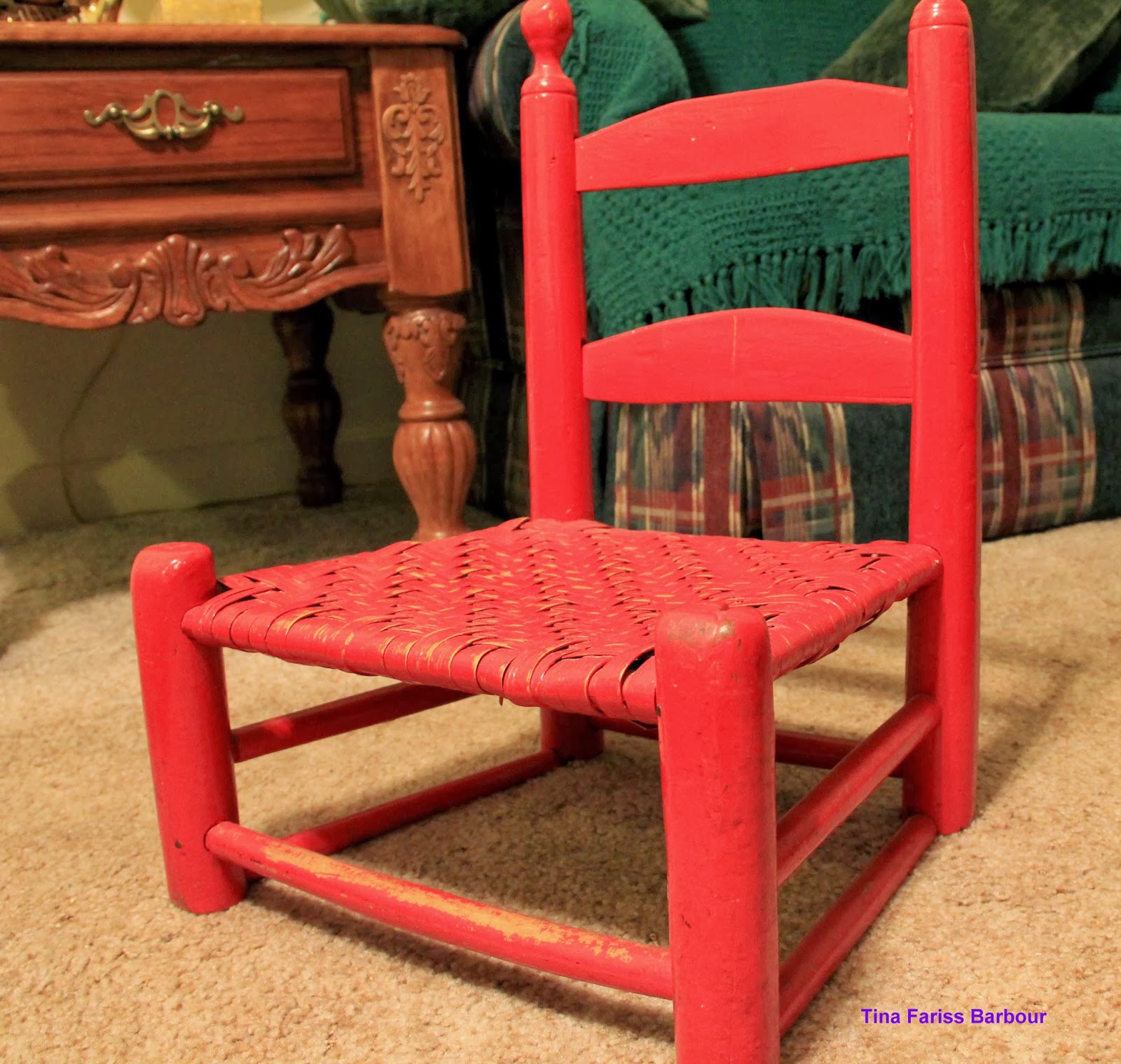 Bringing along OCD . . . : Looking back: The little red chair