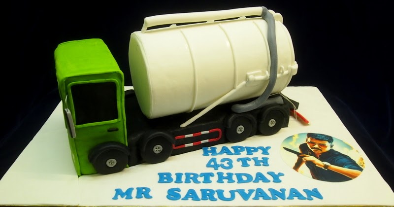 Jcakehomemade: Sewage Truck brthday cake