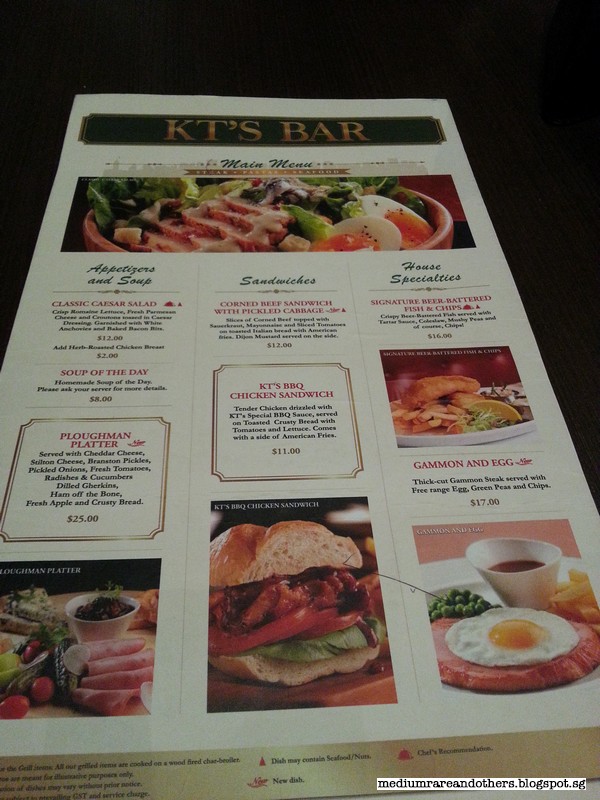 KT's Grill @Resorts World Sentosa, USS ~ Medium Rare... And Others