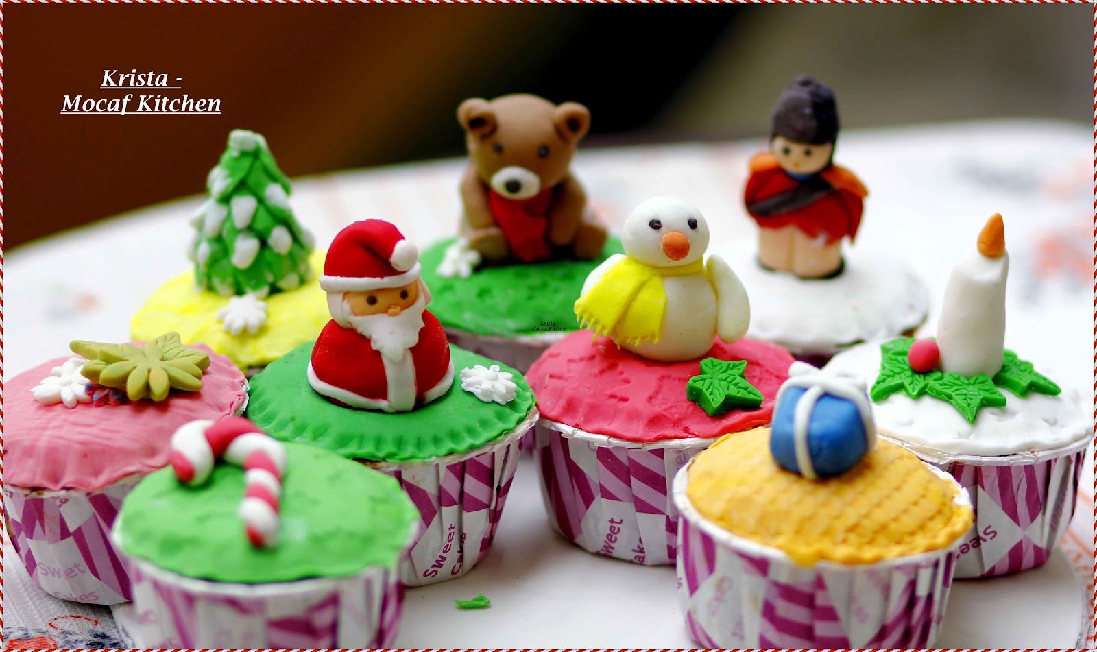KRISTA MOCAF KITCHEN: Christmas Cup Cake