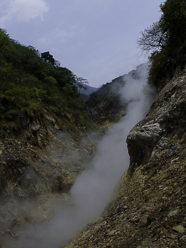 "Los infiernillos", Volcán Chinchontepec, San Vicente, El Salvador