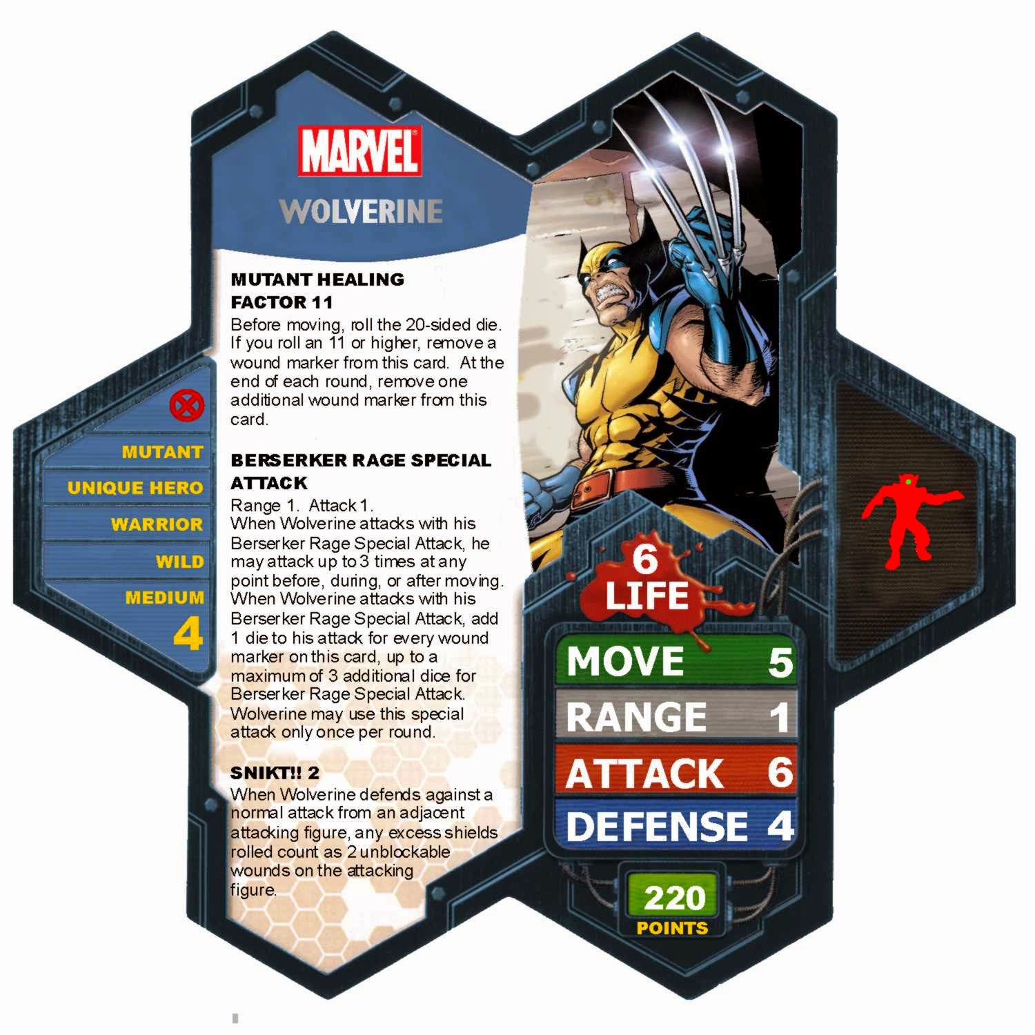 Heroscape Cards, finished edition: X-Men Master Set