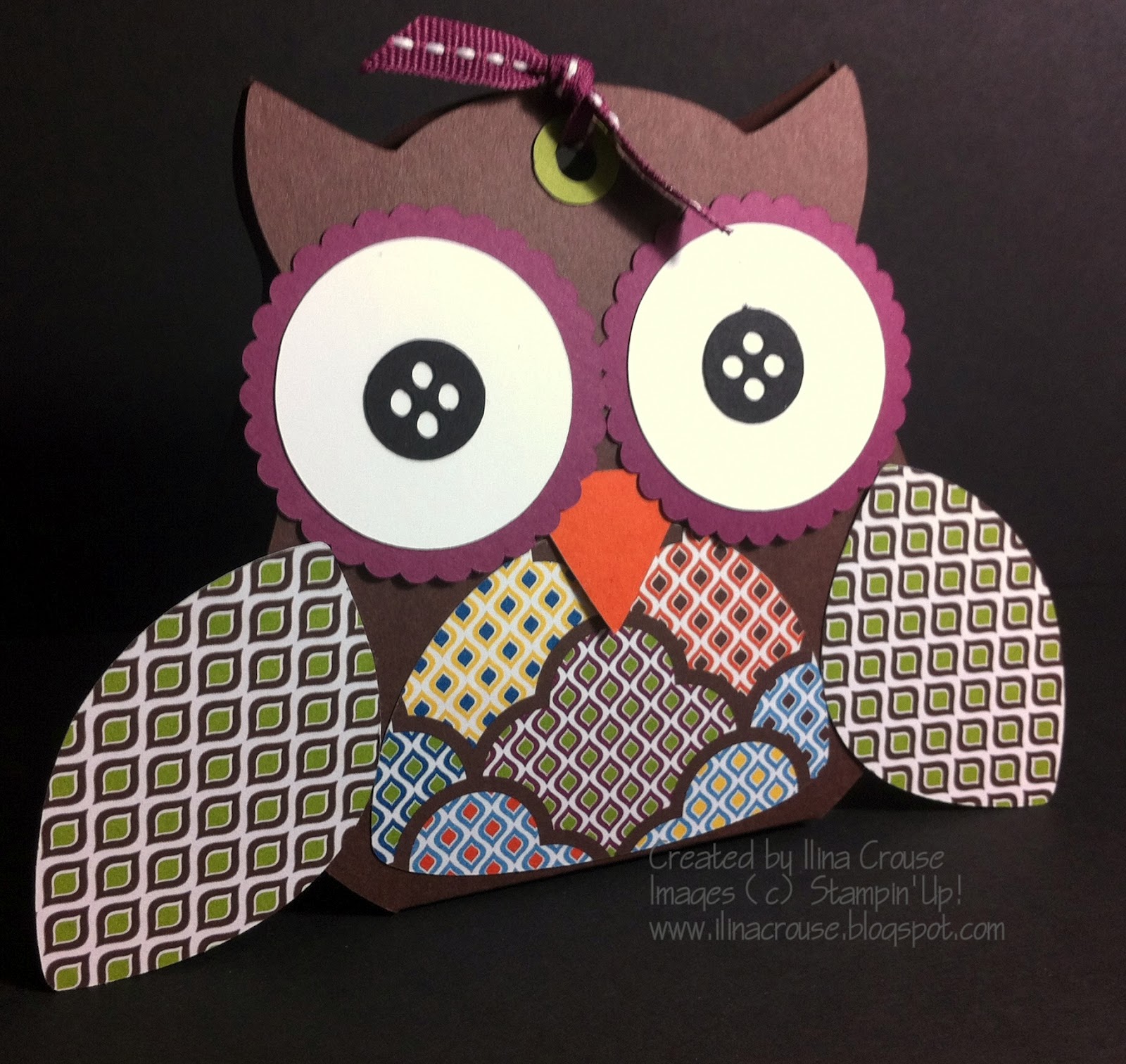 Baazar Owl Box template and tutorial