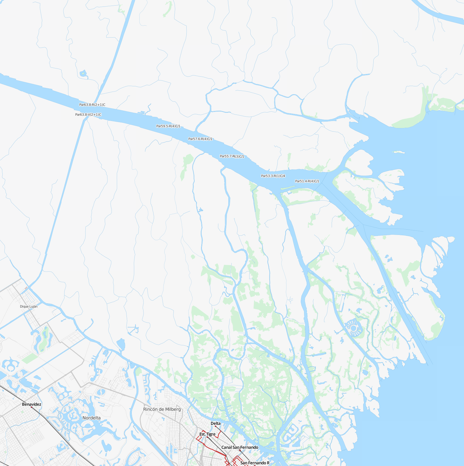 Mapas del Delta Tigre: Mapas del Delta 2014