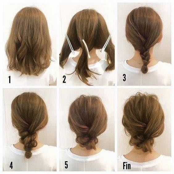 9 Cara Mengikat rambut Pendek Simple, Mudah dan Terbaru (Beserta Step ...