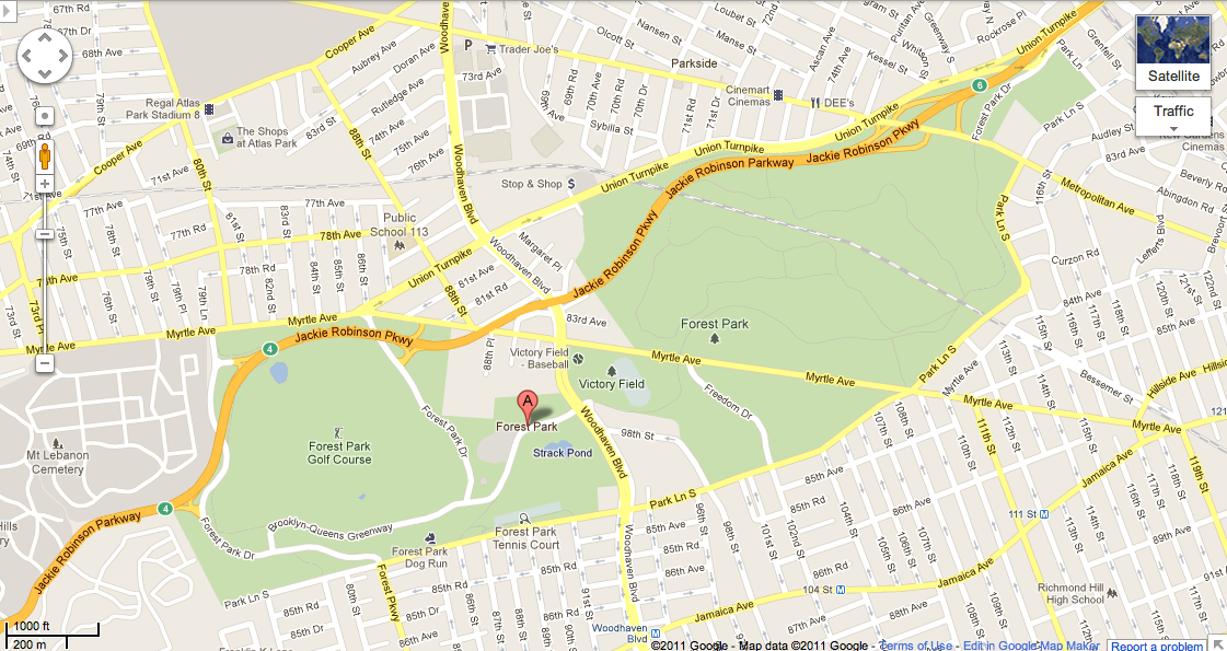 Forest Park St Louis Bike Path Map | Paul Smith