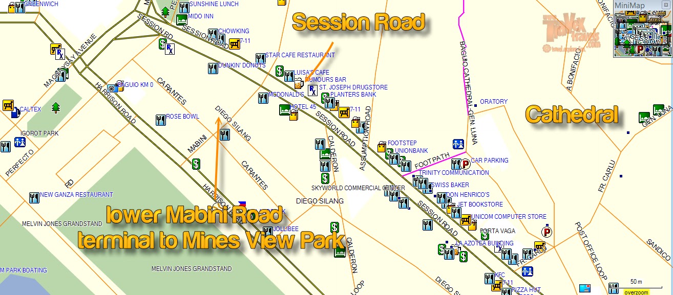 Baguio City Map Tourist Attractions - Tourist Destination in the world