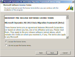 Microsoft Dynamics AX Eagles: AX 2012 Data Migration Framework (beta) Installation