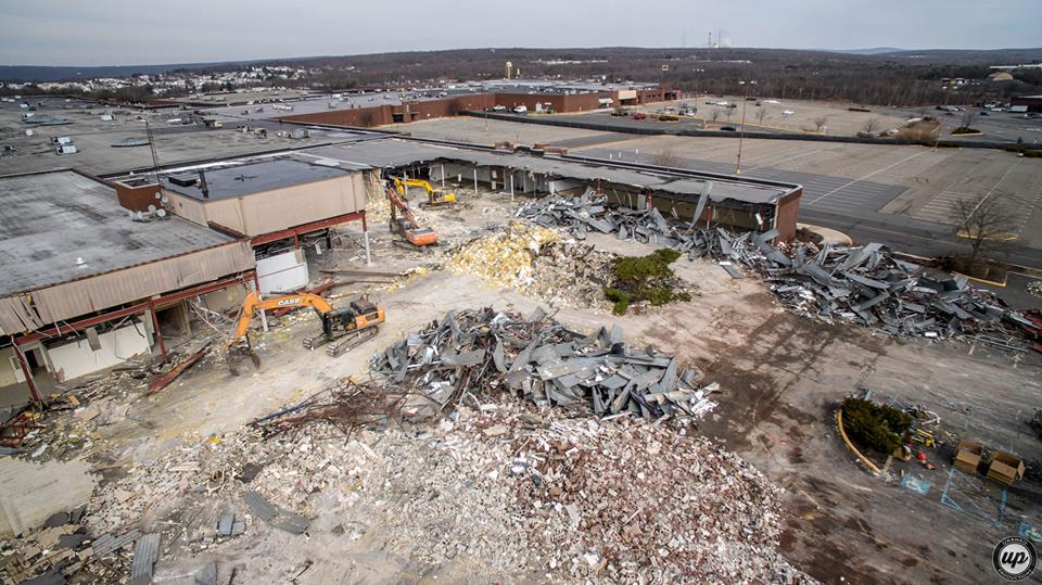 Mall Demolition Begins to Make Way for Warehouses