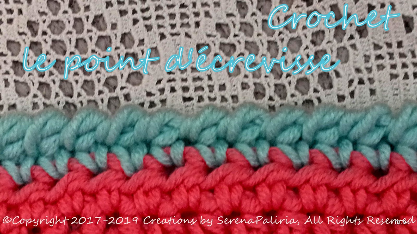 Creations By SerenaPaliria: Crochet Bordures: POINT d' EVENTAIL et ...