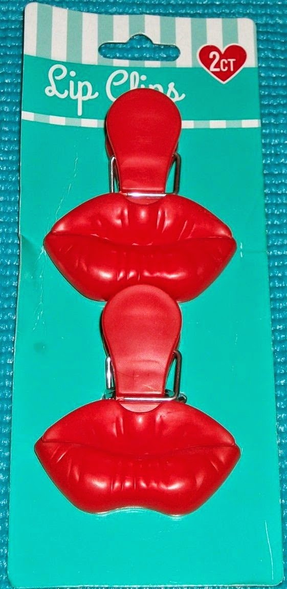 Radstuff4lesssg: Set of 2 Bag Clips "Lip Clips" Red & Pink - S$5 ONLY!!!
