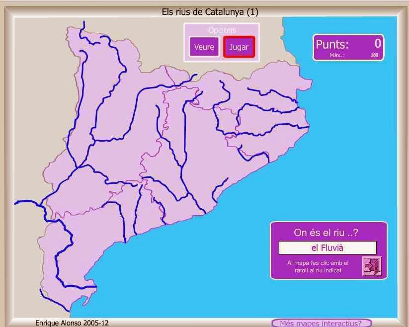 6è El bloc sorprenent: Treballem el relleu i rius de Catalunya