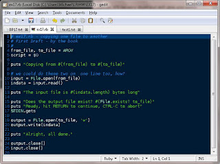 TESTHEAD: Exercise 17: More Files: Learn Ruby The Hard Way: Practicum