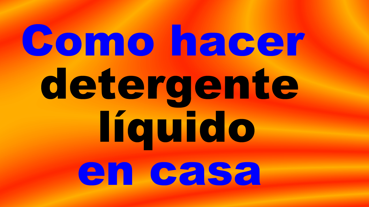 Jabones y velas Ecuador: como hacer detergente liquido