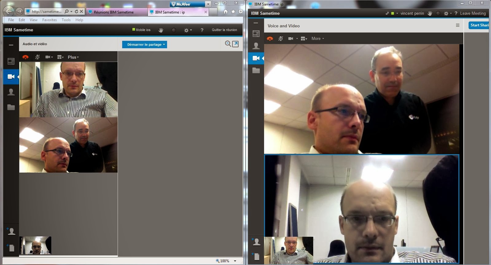 My journey in a social digital world: New IBM Sametime 9 A/V screenshots