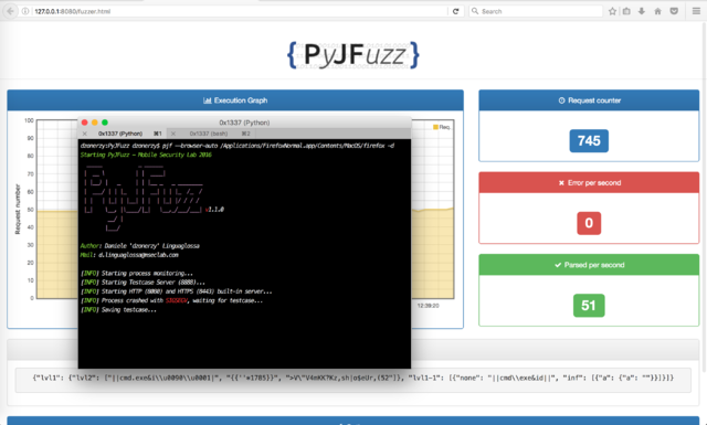 PyJFuzz - Python JSON Fuzzer