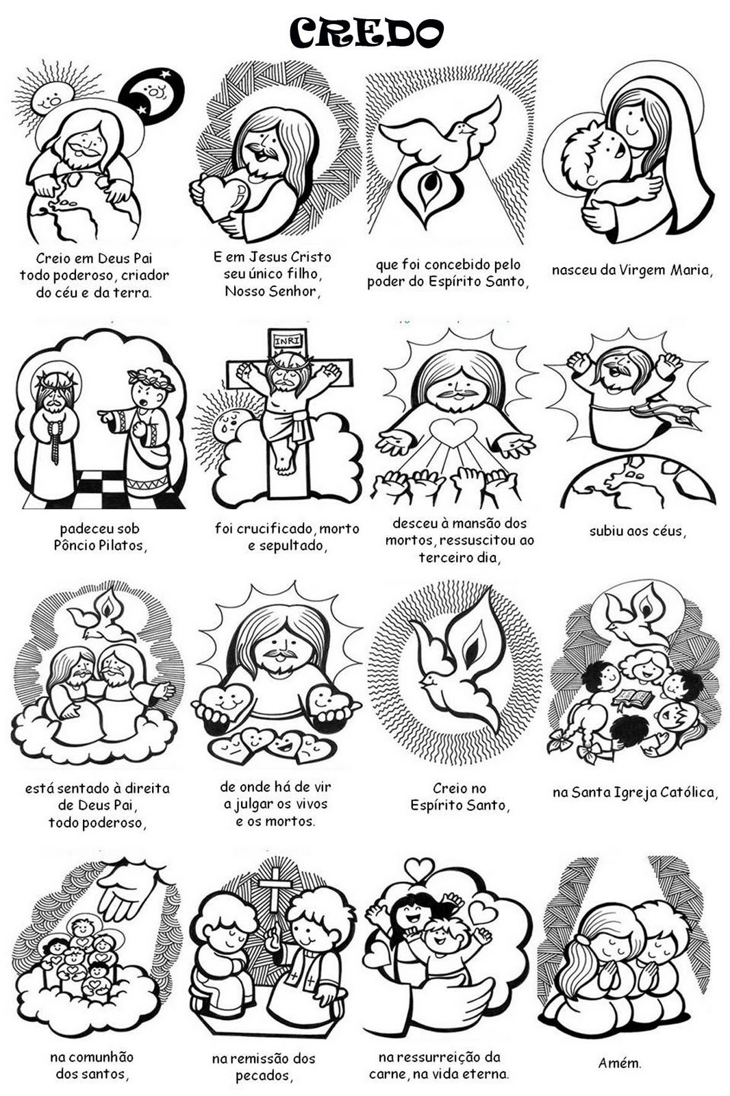 Jardim da Boa Nova: Credo ilustrado