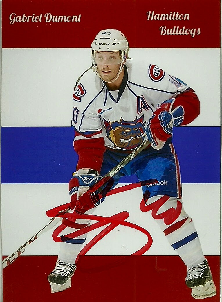 Hell's Valuable Collectibles: Gabriel Dumont: 6 Autographed Cards