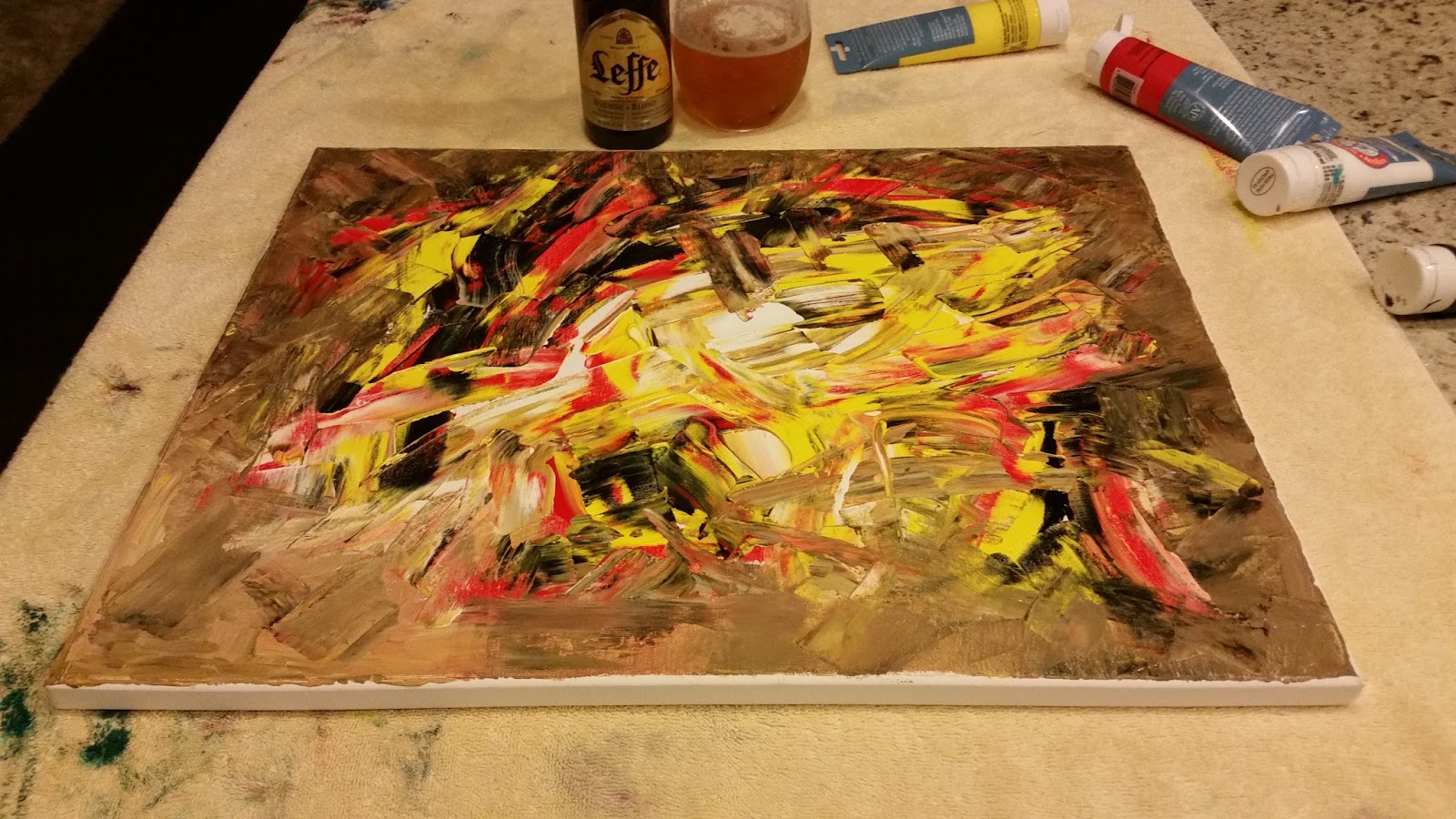 October Fest Abstract Painting No.21