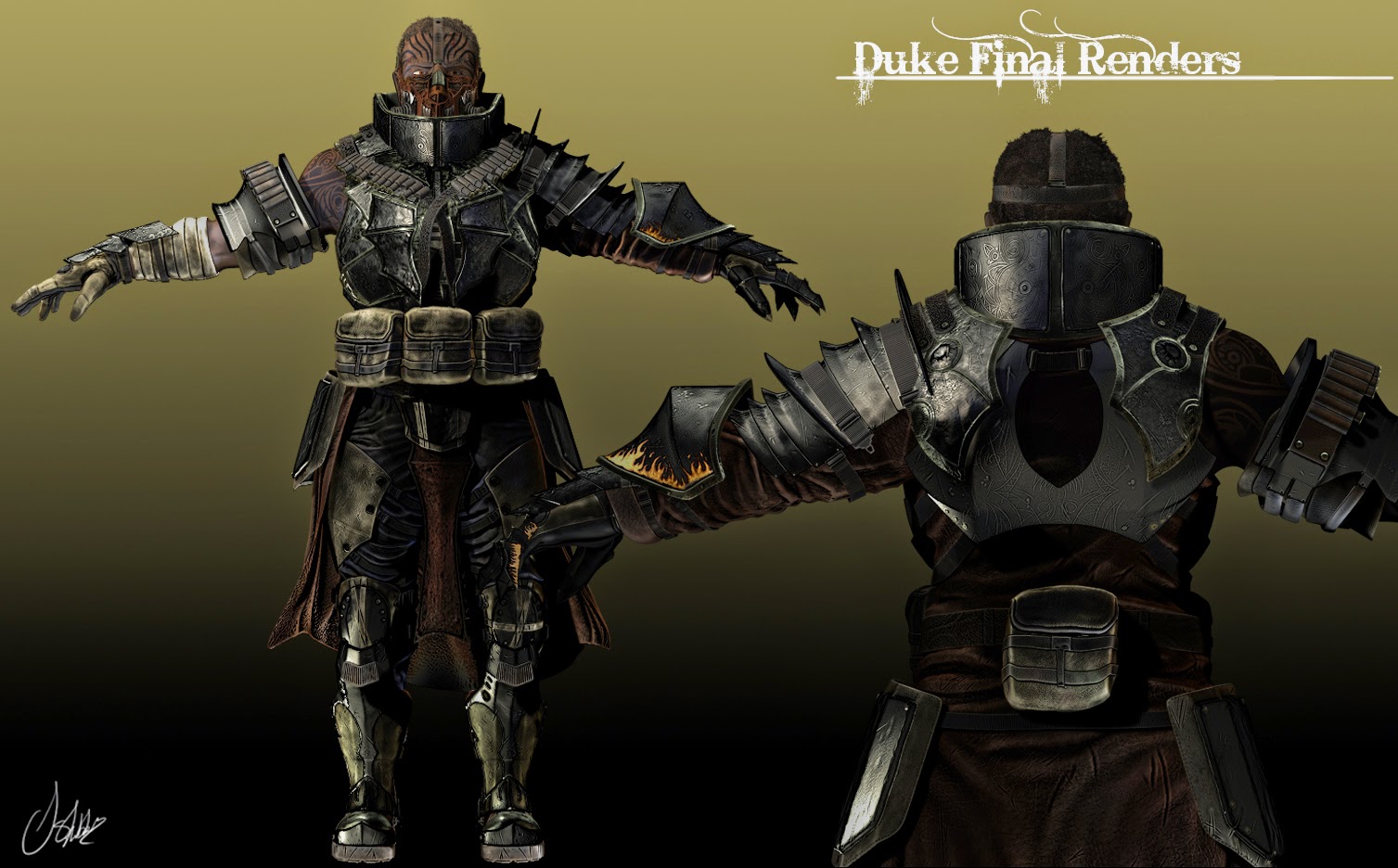 Jamie Stubbs CG Artist: Duke Final Renders Zbrush