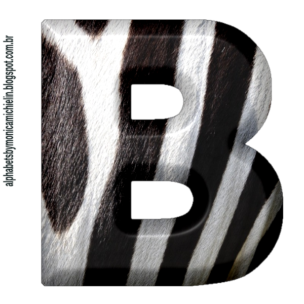 M. Michielin Alphabets: #ZEBRA ALFABETO PNG