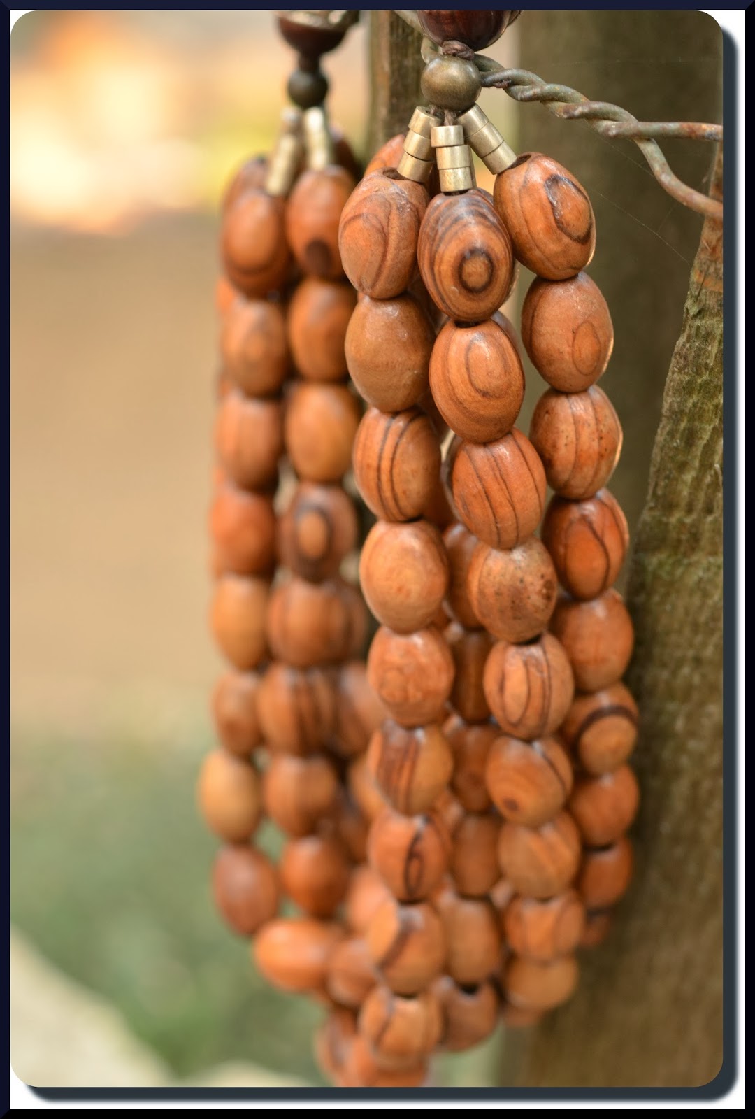 How I Wear MY PEACE of jewelry - Olive Wood Bead Necklace