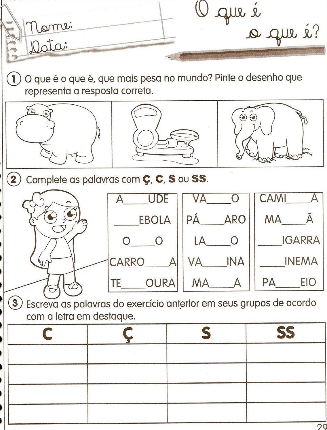 DOCE ENCANTO: uso do cedilha