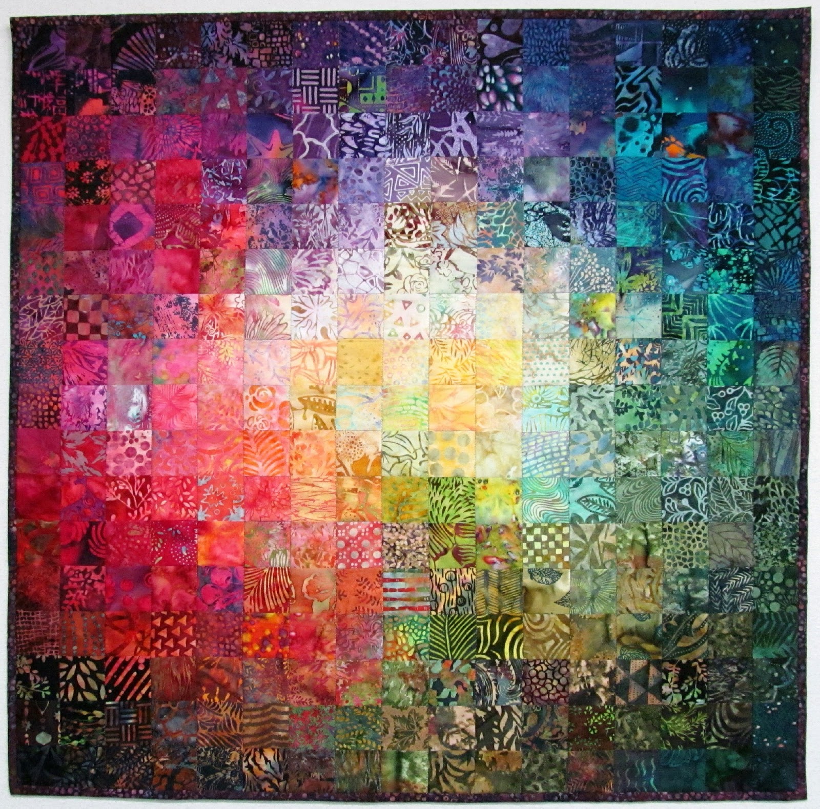 Exuberant Color : Re-purposed group of stash........