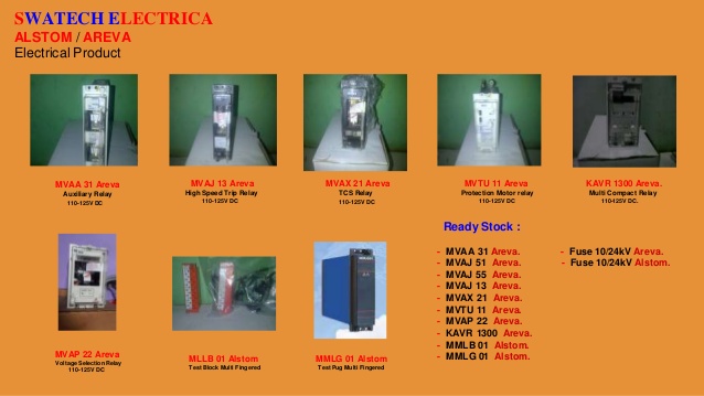 SWATECHELECTRICA: Jual/Sell: Relay ALSTOM / AREVA.