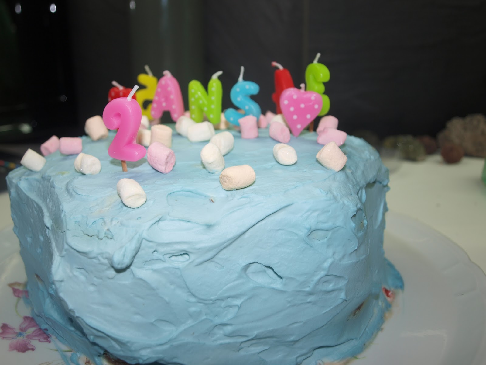 Chocolat et Tralala: Le gâteau bleu