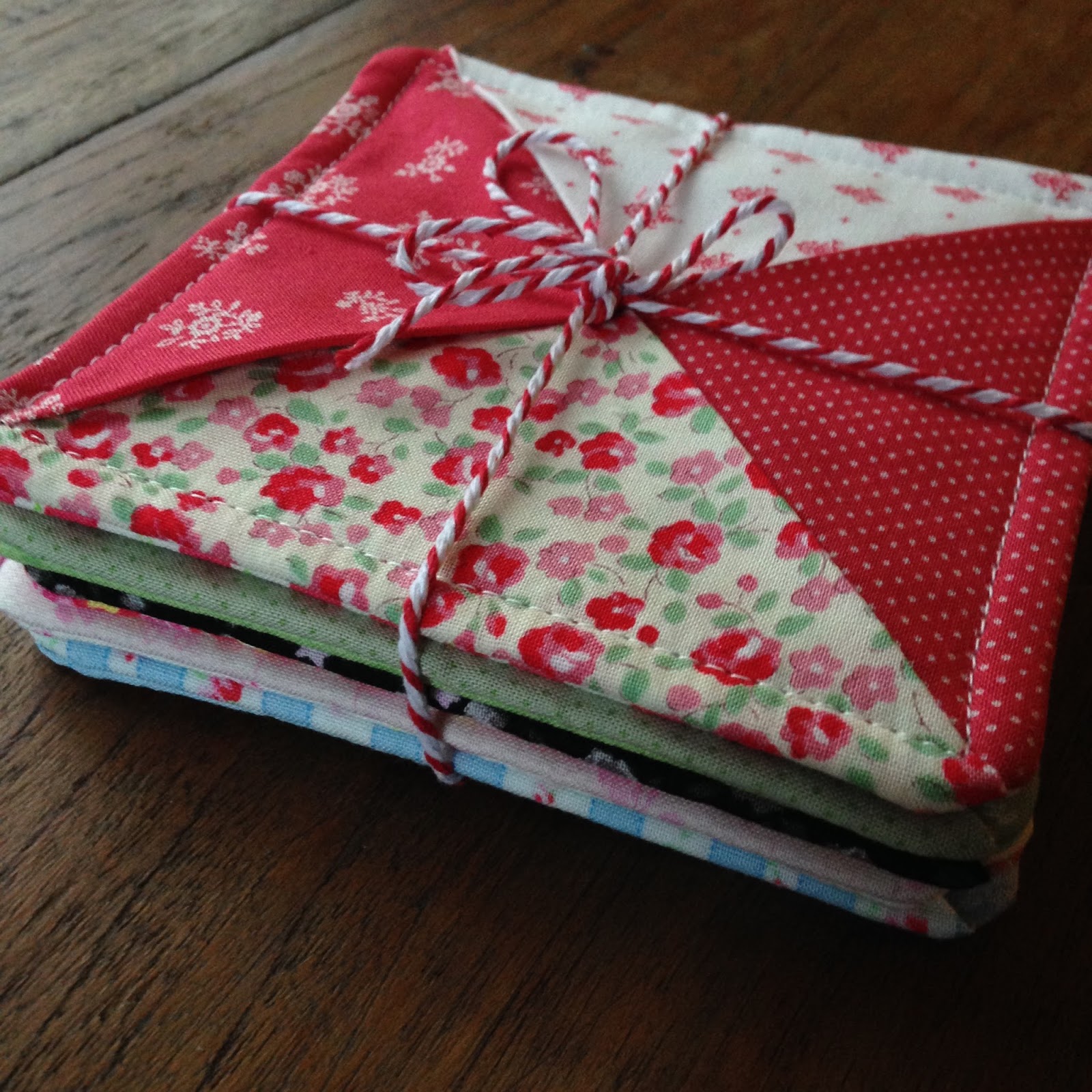 No Binding Coasters | Quilting in the Rain