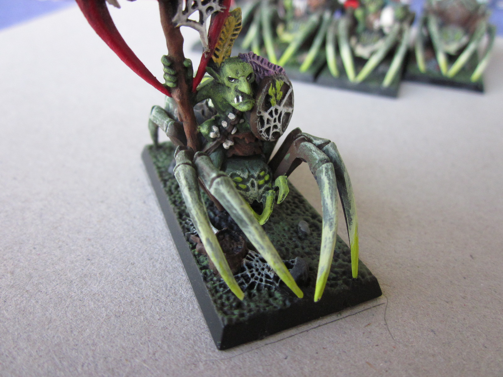 Battleground Hobbies: Warhammer Goblin Spider Riders How to for your ...