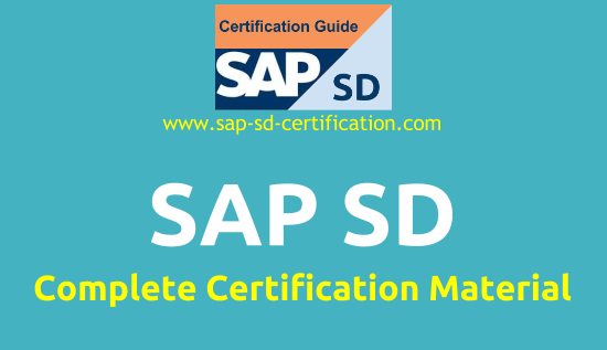 SAP SD Certification Questions, Online Training and Material