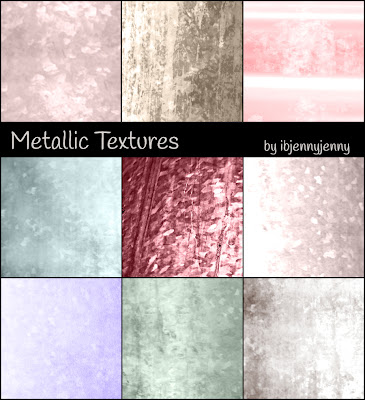 9 Free Metallic Textures | ibjennyjenny Free Resources