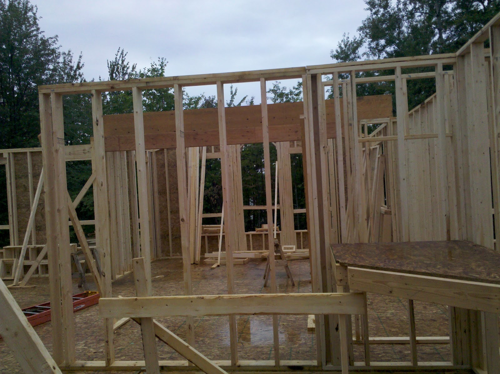 Love... Life... And Our Dream Home... Here We Go.: First floor framing ...