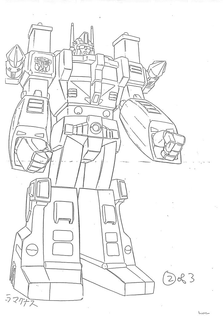 G1 Movie Model Sheets