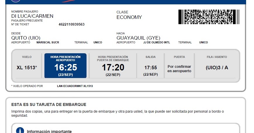 Qué es el Check in Online o Web Check in? ~ AEROSECRETS Ecuador - Lo ...