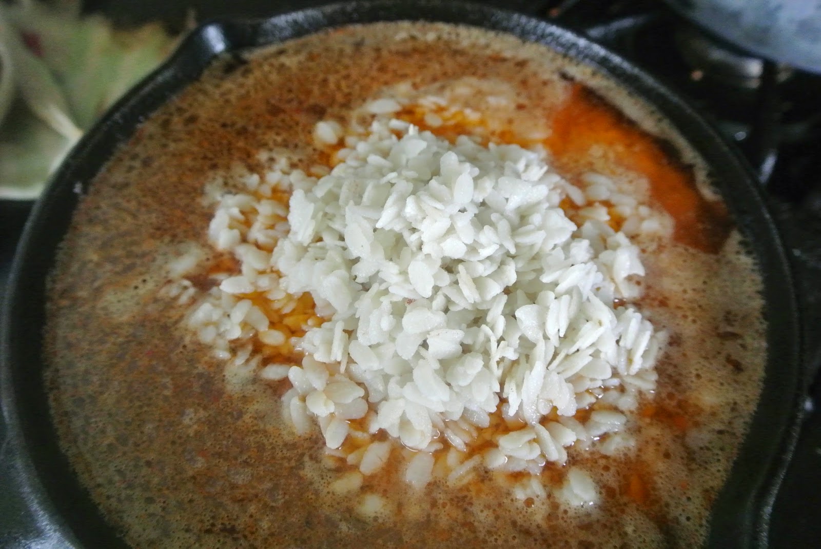 Praba's yummy experiments: Aval Kesari / Puffed rice Kesari