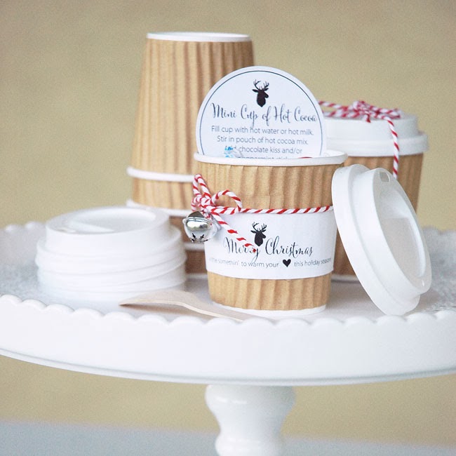 Pen + Paper Flowers: GIVE | Mini Hot Cocoa Cup Gift Idea