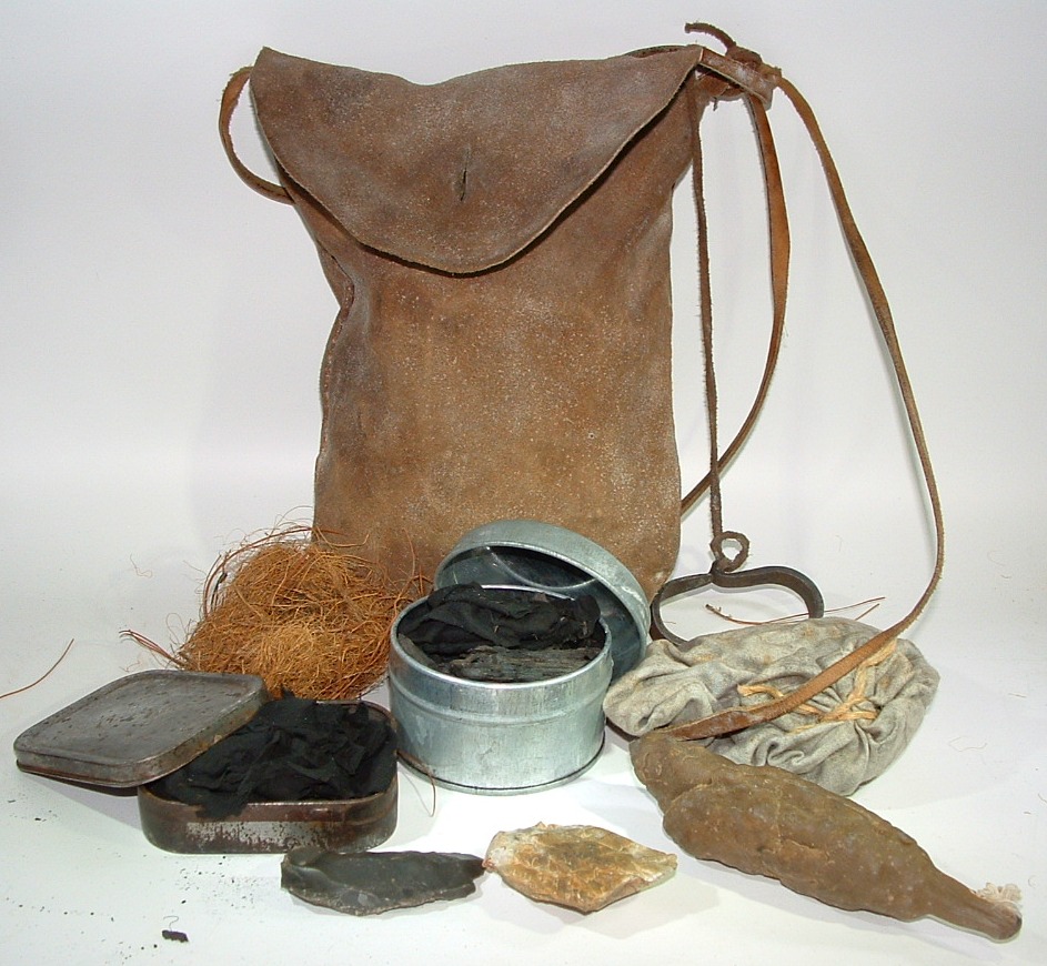 A Woodsrunner's Diary: Family Fire Bags/Tinder Pouches & Contents.