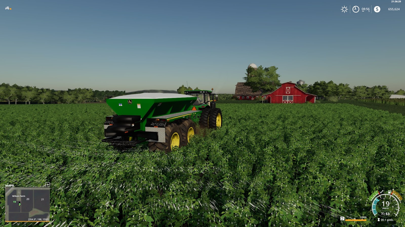 FS19 John Deere Dn345 v2.0 - FS 19 & 22 USA Mods Collection