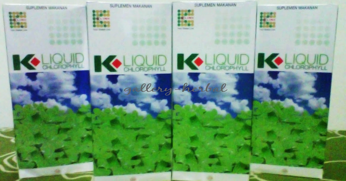 Manfaat dan Cara Pemakaian Klorofil K-Link | Obat Herbal | Toko Herbal ...