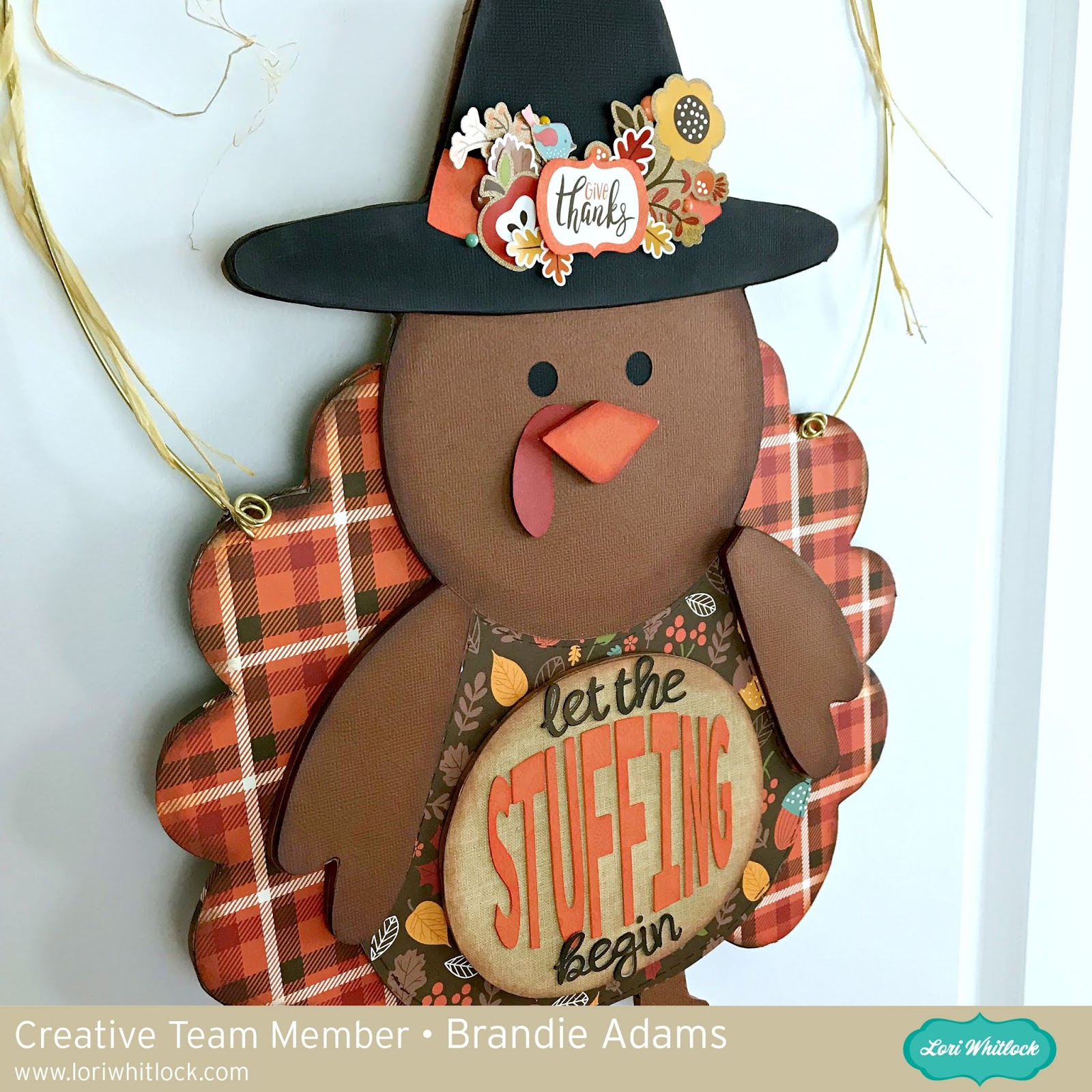 Conviviality Crafts: Thanksgiving Turkey Sign with Brandie